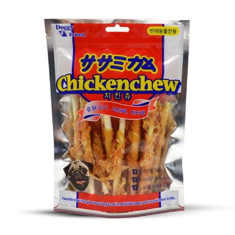 도기프렌드 치킨츄 15p 강아지 애견 간식 돌돌이 껌 홈플러스 택배배송