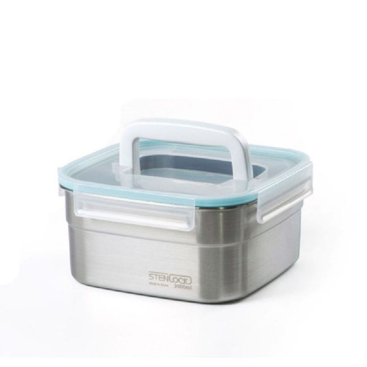 손잡이형 정사각 스텐 패킹 밀폐용기 1호 3000ml 홈플러스 택배배송