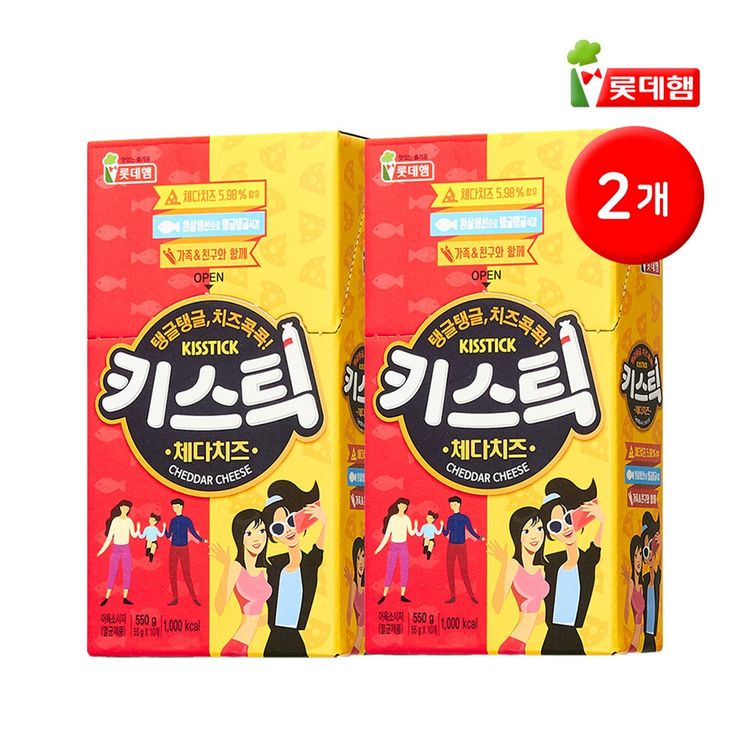 롯데 키스틱 550g (55g x 10) 2개 | 홈플러스 택배배송