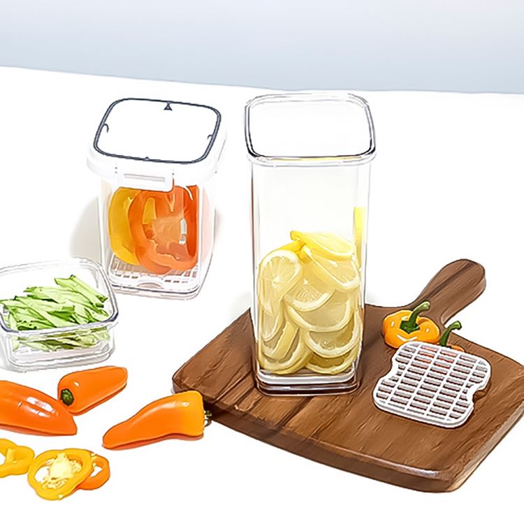 1800ml 스카이락 밀폐용기 정 4호 깔판 그레이김치통절임용기김치 장아찌밀폐용기 홈플러스 택배배송