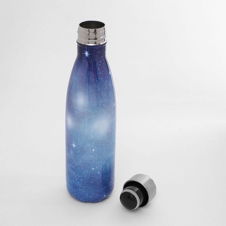 블루 갤럭시 이중 진공 보온병 텀블러 500ml 블루 홈플러스 택배배송