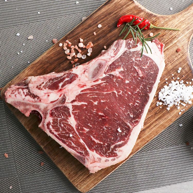 하이마블 엘본 스테이크 550g 스테이크 시즈닝 5g 증정 소고기 미국산 초이스 홈플러스 택배배송