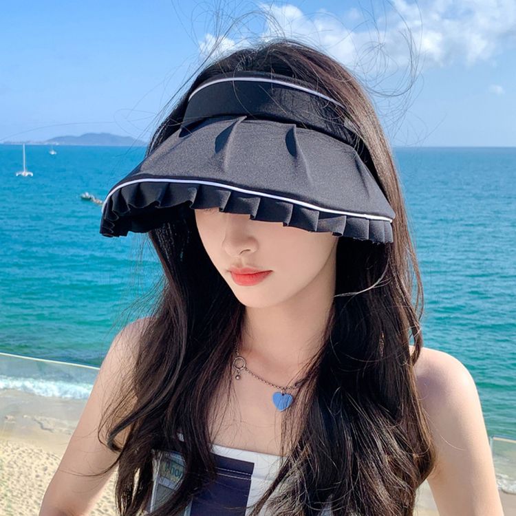프릴리즈 크로스백 썬캡 와이드 스트랩 여름모자 블랙 홈플러스 택배배송