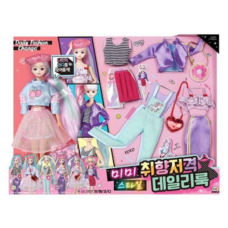 패션 캐릭터 인형 미미 역할 인형 놀이 데일리룩 홈플러스 택배배송