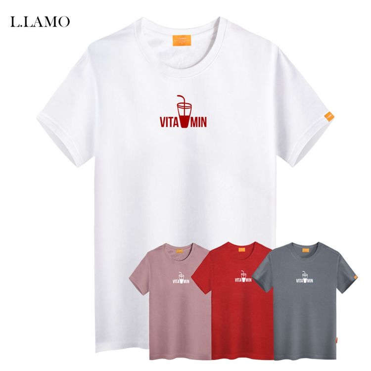 엘라모 비타민 반팔티셔츠 남녀공용 빅사이즈 S~4xl 홈플러스 택배배송