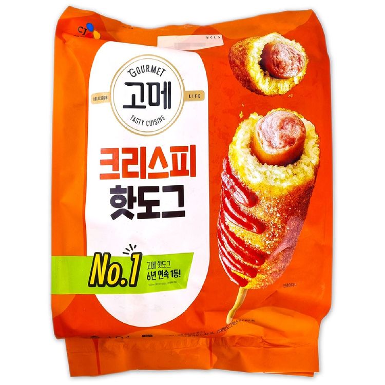CJ 고메 크리스피 핫도그 1040g(80g x 13입) 아이스박스 발송 | 홈플러스 택배배송
