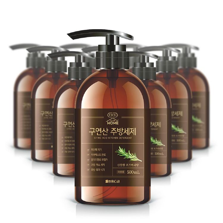 코디앳홈 구연산 주방세제 로즈마리향 500ml 12개new 홈플러스 택배배송