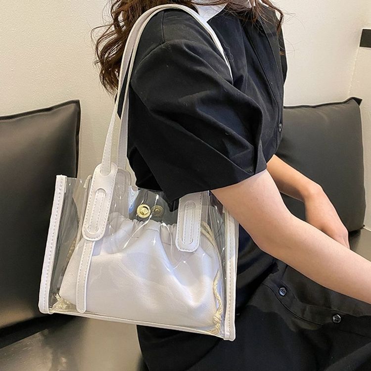 투명 비치백 수영장 캠핑 여행 숄더백 홈플러스 택배배송