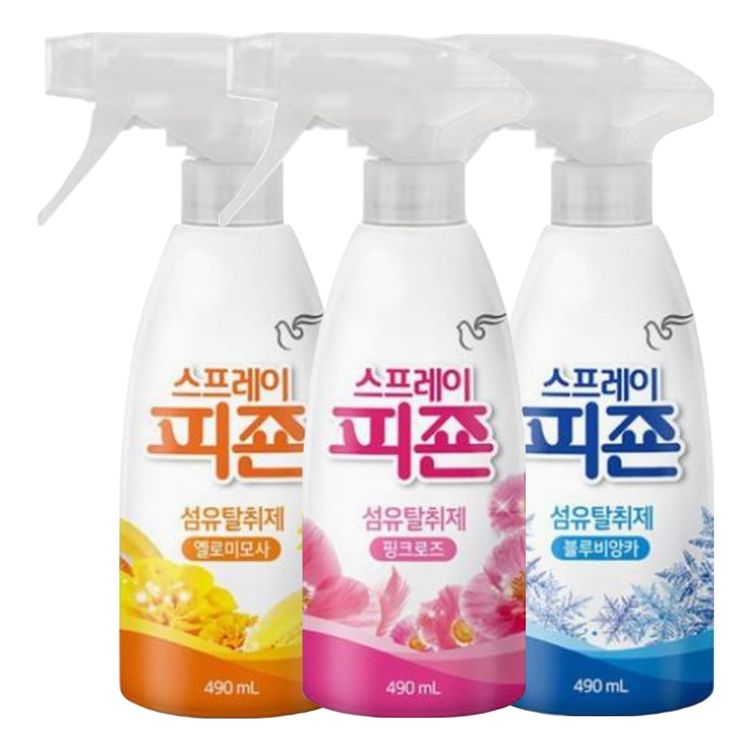 피죤 스프레이 피죤 490ml X 3종핑크옐로블루 홈플러스 택배배송