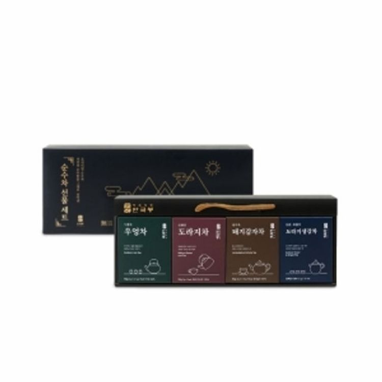 흙사랑 순수차 선물세트 4가지맛 디카페인차 홈플러스 택배배송