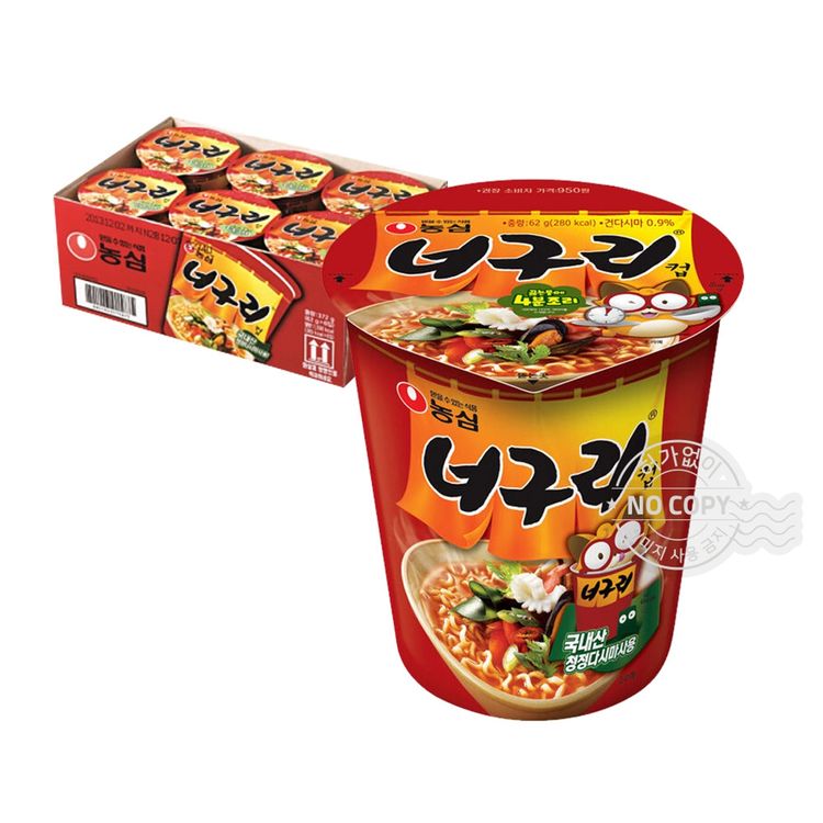 농심 너구리 컵 62g 6입 홈플러스 택배배송