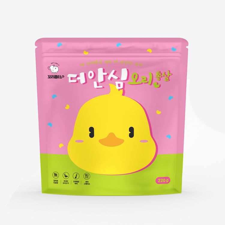 에코펫위드 더안심 닭 오리 22gx10개 강아지 고양이 보양식 국산 간식 홈플러스 택배배송