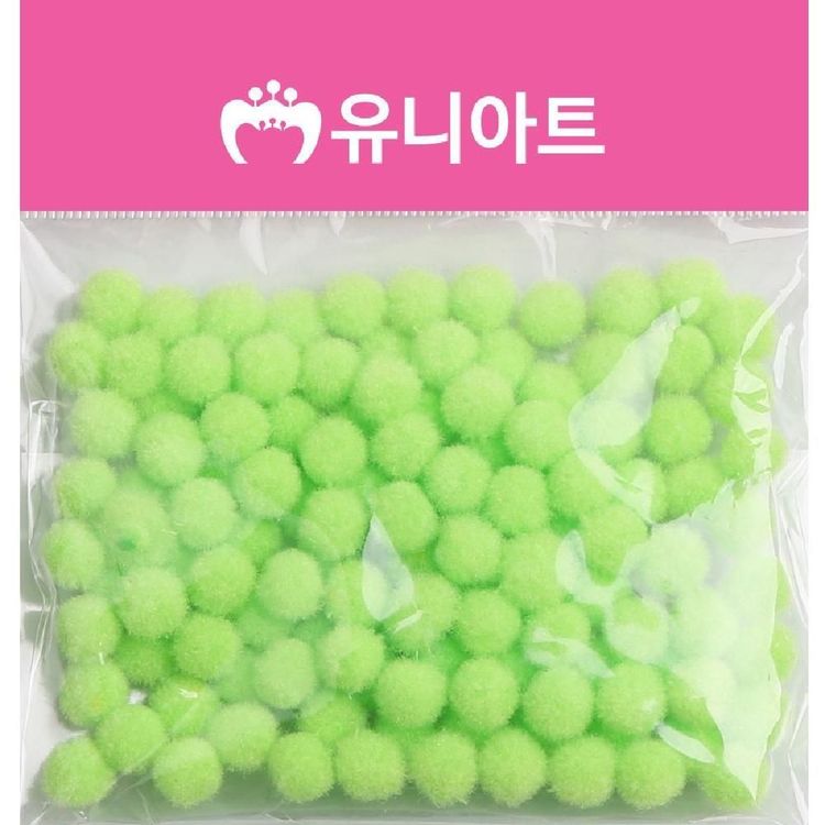 유니아트 만들기 재료 퐁퐁 10mm 연두 홈플러스 택배배송