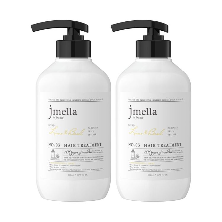 제이멜라 인 프랑스 라임 앤 바질 헤어 트리트먼트 500ml 2ea 홈플러스 택배배송