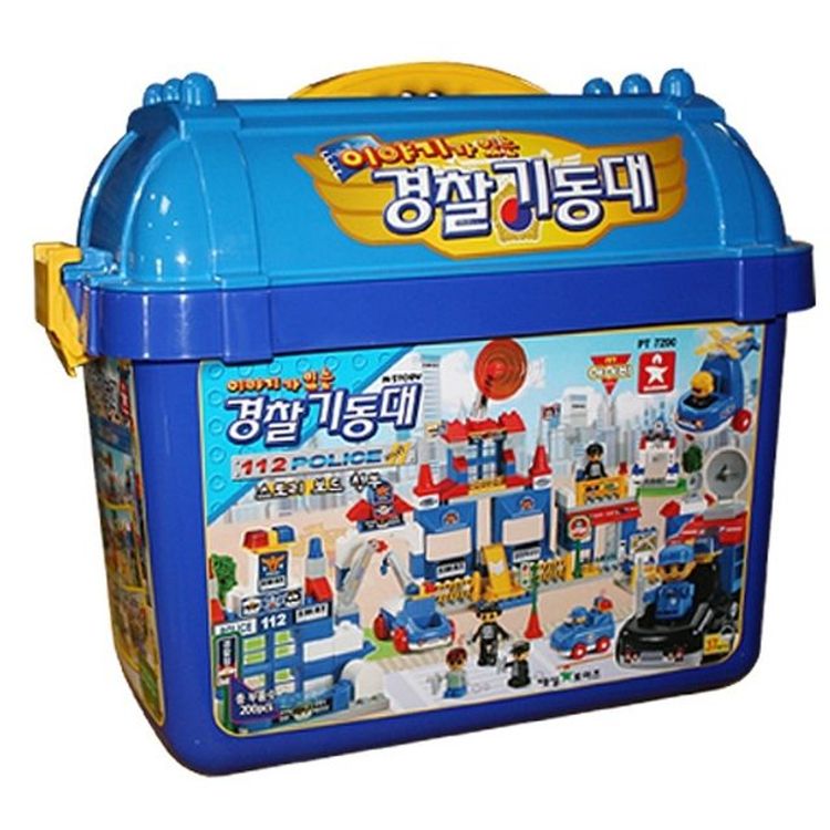빙빙블럭 경찰기동대 대 어린이 장난감 자동차장난감 홈플러스 택배배송