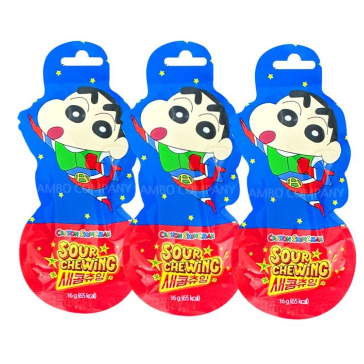 크레용 신짱 새콤츄잉 16g 3개 홈플러스 택배배송