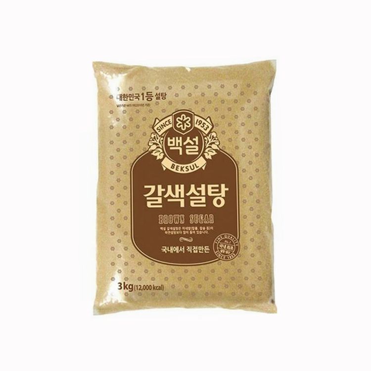 요리친구 CJ백설 갈색설탕(중백) 3kg(6ea)(1box) | 홈플러스 택배배송