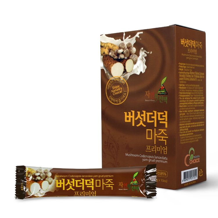 자연의선택 버섯더덕마죽 프리미엄 300g30g X 10포스틱형 건강식 홈플러스 택배배송