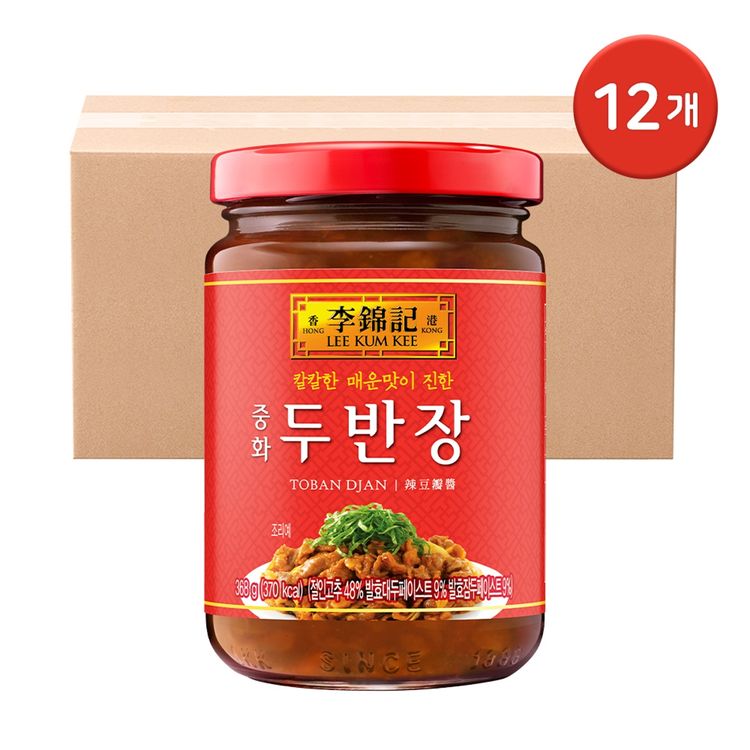 이금기 중화 두반장소스 368g 12개 한박스 감칠맛 중화소스 홈플러스 택배배송