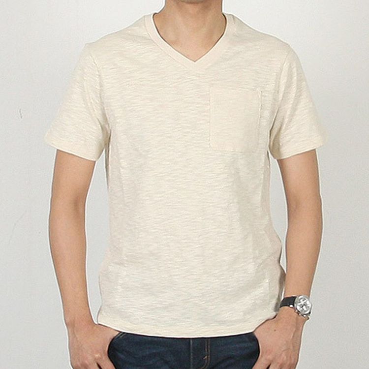 브이넥 기본 반팔 베이지 남성 여름 티셔츠 남자티 홈플러스 택배배송