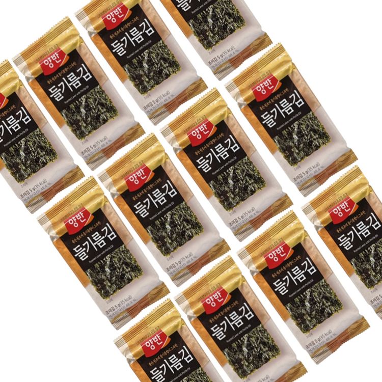 동원 양반 밥반찬 들기름 도시락김 전장김 맛있는김 들기름김 12봉 홈플러스 택배배송