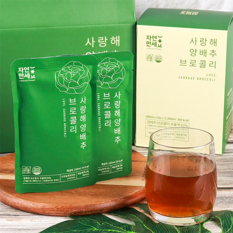 자연만세 사랑해 양배추 브로콜리즙 30포 홈플러스 택배배송
