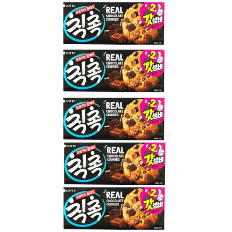 롯데 칙촉 오리지널 초코칩 쿠키 5박스 홈플러스 택배배송