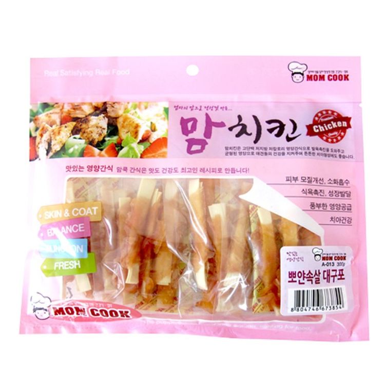 강아지육포간식 강아지 맘쿡 대구포말이 300g 1p 반려견 육포 간식 홈플러스 택배배송