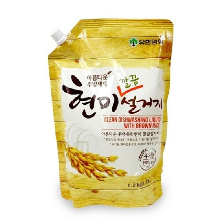 현미깔끔설거지 리필 12kg 주방세제 비린내 기름기 홈플러스 택배배송