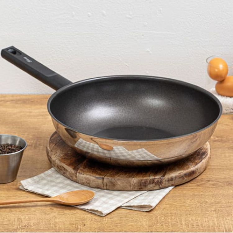 스테인레스 통5중 스텐궁중팬 인덕션 웍 볶음팬 30cm 홈플러스 택배배송
