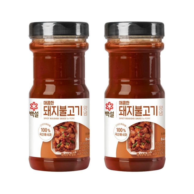 백설 돼지불고기양념 840g X2개 홈플러스 택배배송
