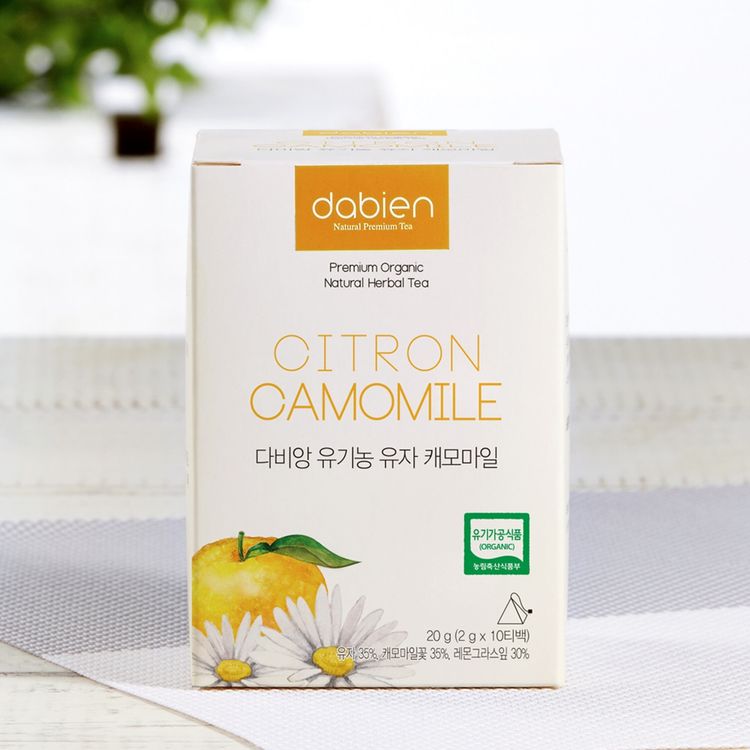 유기농 유자 캐모마일차 블렌딩티 10티백 홈플러스 택배배송