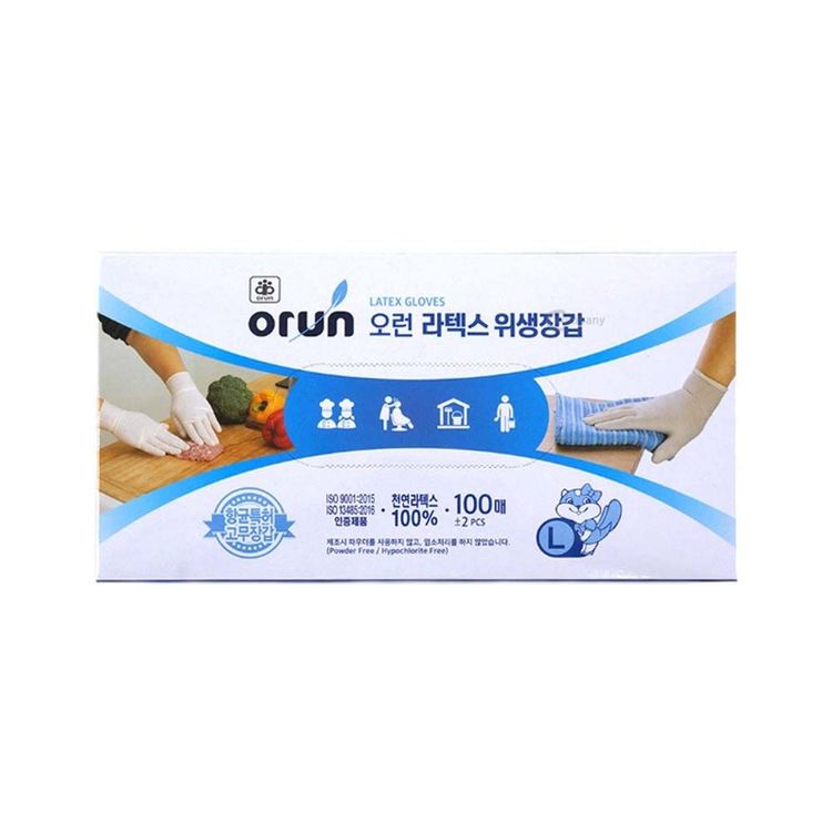오런 라텍스 위생장갑 100매l 홈플러스 택배배송