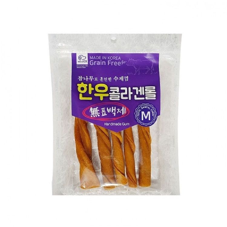 한우 콜라겐 롤 M 강아지 수제껌 스틱껌 애견 간식 홈플러스 택배배송