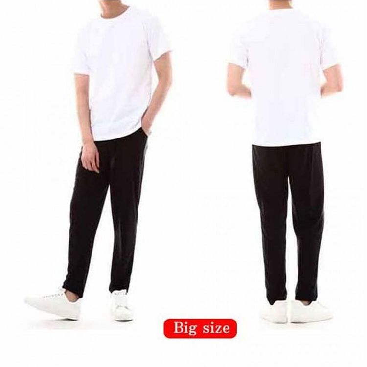 남성용 빅사이즈 9부 아이 스쿨 바지 Big 검정색 쿨바지 남성용쿨 시원한 여름 홈플러스 택배배송