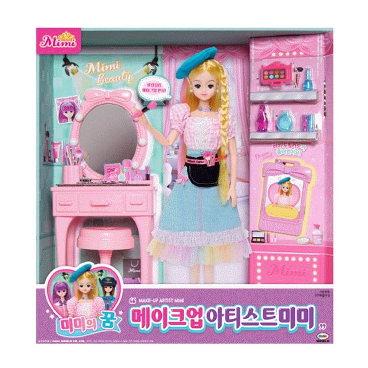 인형놀이 메이크업 아티스트 미미 1p 인형 역할놀이 여아 선물 홈플러스 택배배송