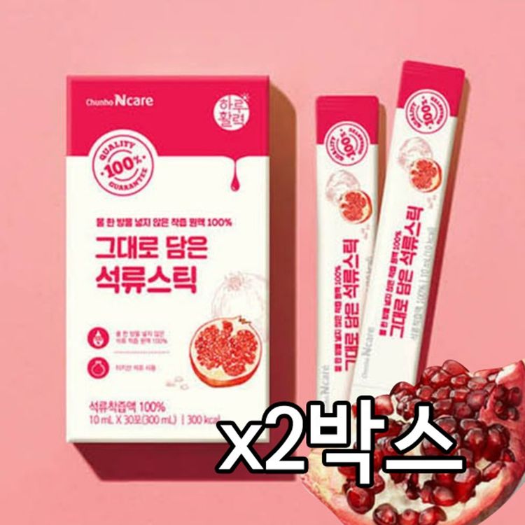 천호엔케어 그대로 담은 석류스틱 10mlx30포x3박스 2개 총180포 홈플러스 택배배송