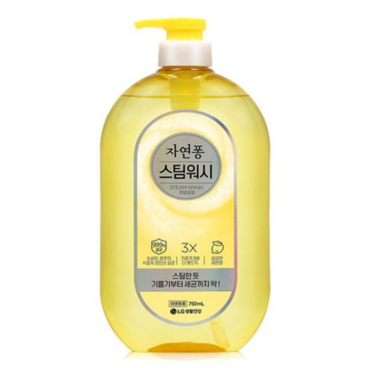 자연퐁 스팀워시 레몬향 750ml 용기 홈플러스 택배배송