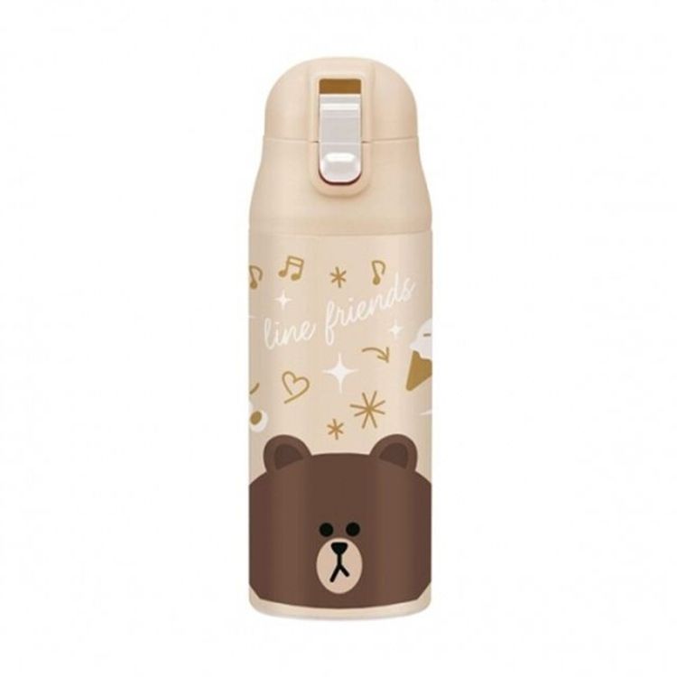 라인프렌즈 실용적인 N6143ac5bde 브라운 원터치 보온물병 360ml 홈플러스 택배배송