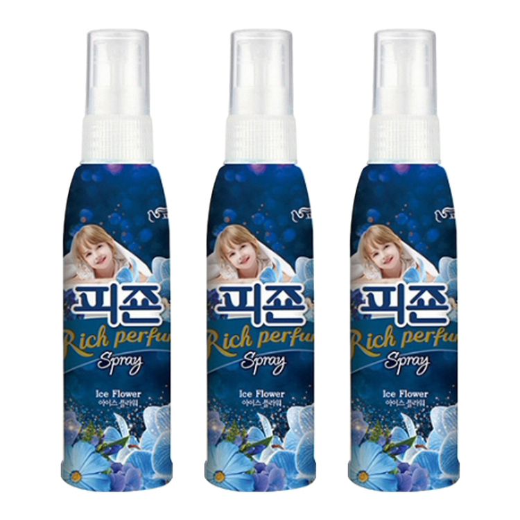 피죤 리치퍼퓸 스프레이 섬유탈취제 아이스플라워 80ml X 3개 홈플러스 택배배송