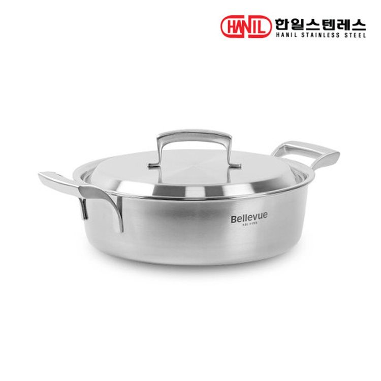 통5중 스텐 인덕션가능 냄비 24cm 전골 샤브샤브 부대찌개 떡볶이냄비 홈플러스 택배배송