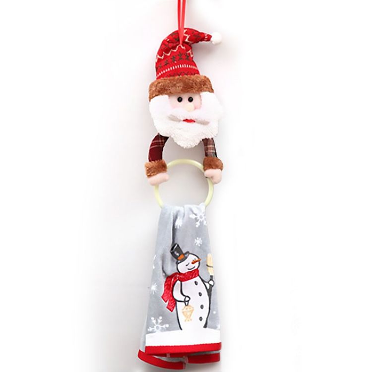 크리스마스 산타 수건걸이 홈데코 행주걸이 홈플러스 택배배송