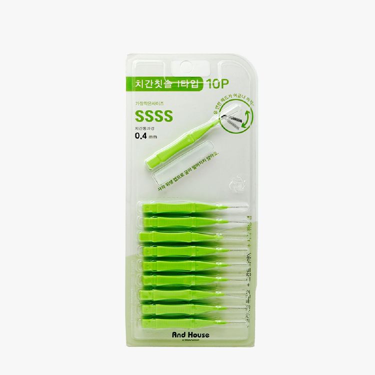 7p 위생캡 치간치솔 L형 Ssss 04mm 치간칫솔04mm 치실 칫솔 치간칫솔ssss 홈플러스 택배배송
