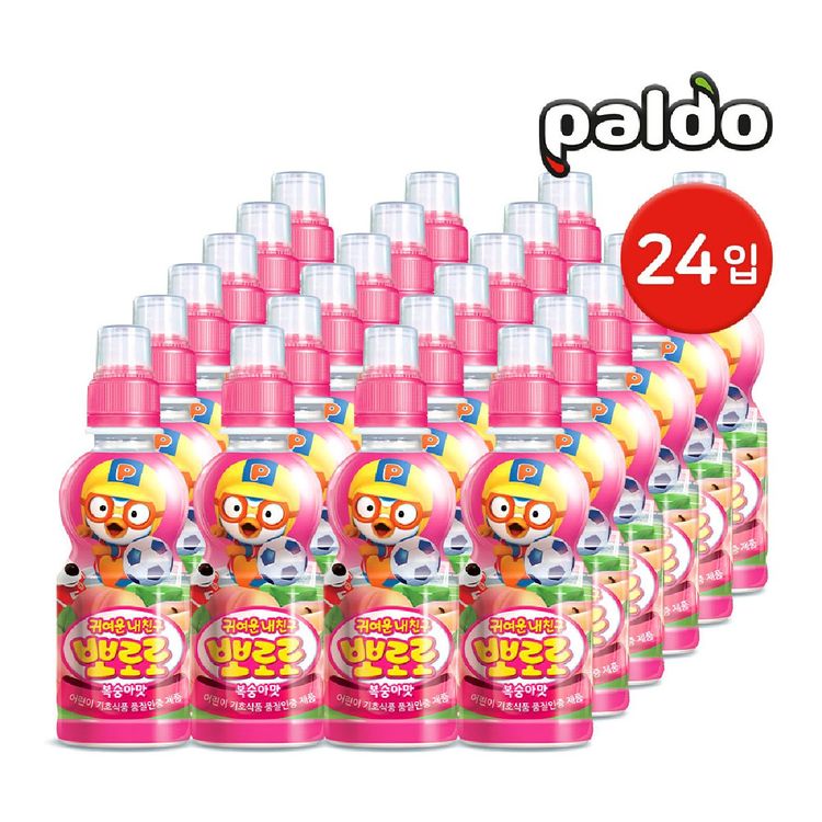 팔도 뽀로로 음료수 복숭아맛 235ml 24입 홈플러스 택배배송