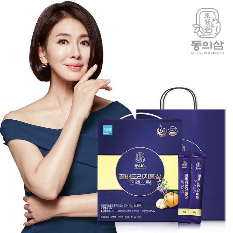 동의삼 꿀배도라지홍삼 진액스틱 10g X 100포 쇼핑백 포함 홈플러스 택배배송