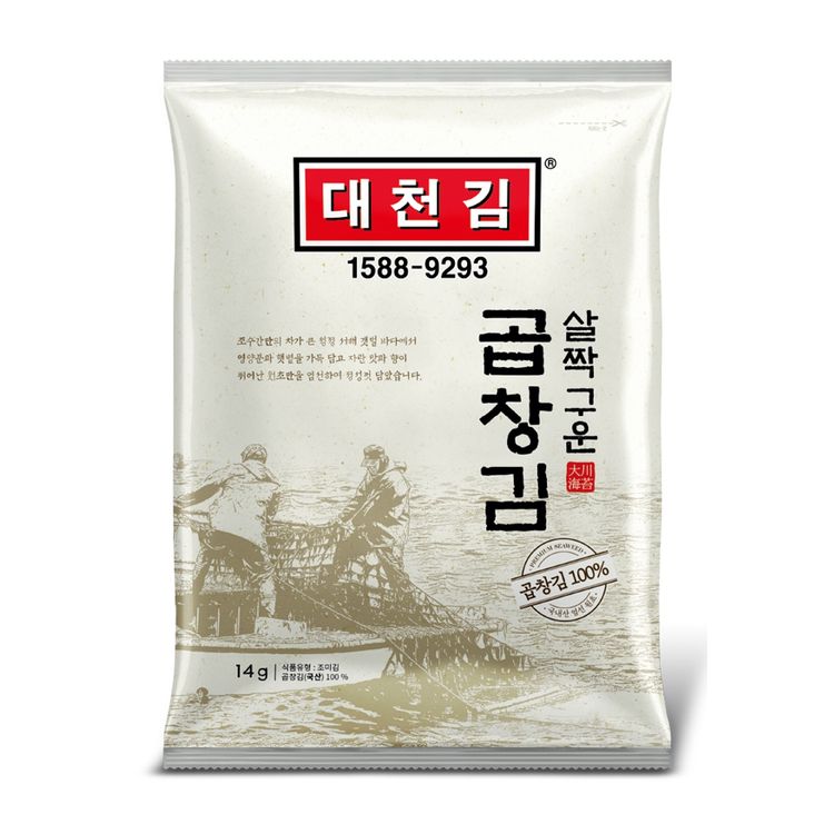 Dc710 대천김 살짝 구운 곱창김 14g × 10봉 홈플러스 택배배송