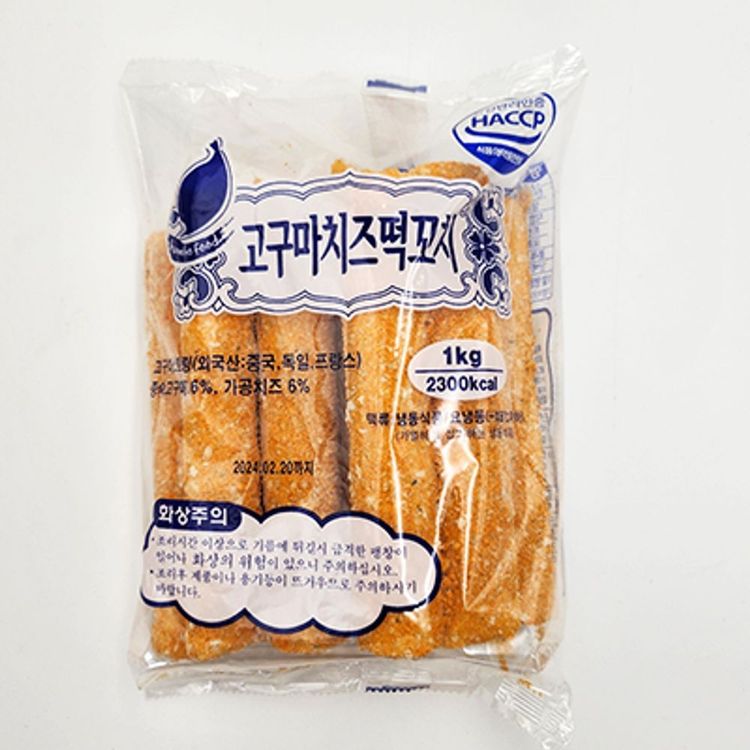 드라이아이스 O 금호 고구마치즈떡꼬치 100gx10개 홈플러스 택배배송