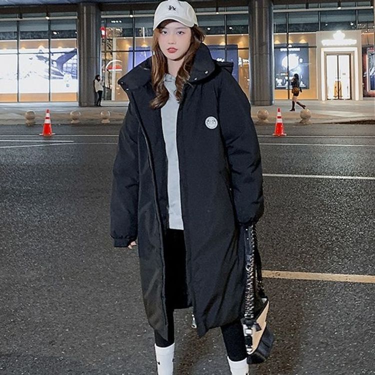 데일리 캐주얼 하이넥 후드 롱 패딩 점퍼 홈플러스 택배배송