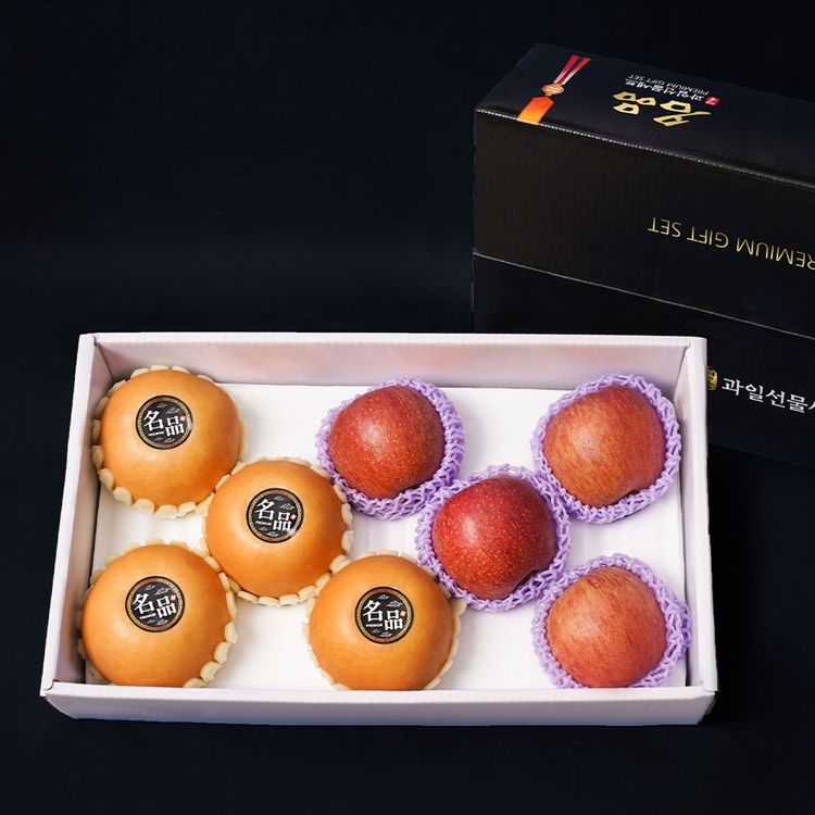 보자기동봉 사과배 혼합 선물세트 4kg배5사과4 홈플러스 택배배송