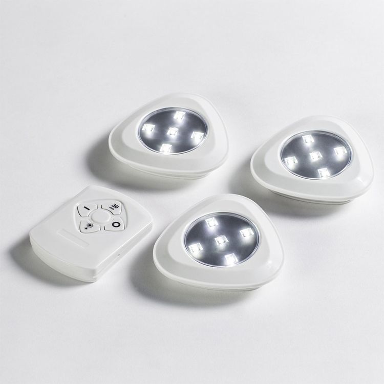 Led 조명 보조등 3p 무선 리모컨 세트 원터치 접착식 주방등 홈플러스 택배배송
